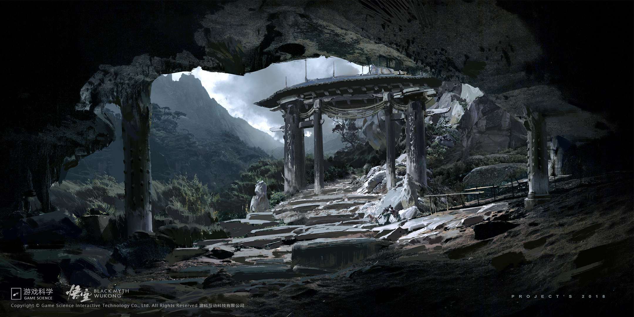 黑神话悟空原画图片大全：黑悟空高清壁纸1080p[多图]-新手攻略-游戏鸟手游网